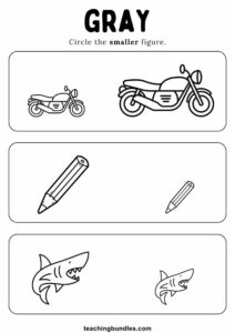 Free Gray Color Worksheets - Teachingbundles