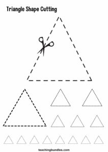 Triangle Shape Worksheets - Teachingbundles