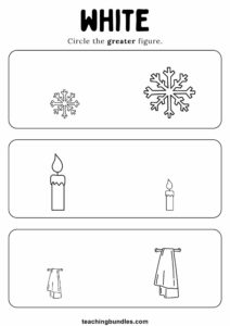 Free White Color Worksheets - Teachingbundles