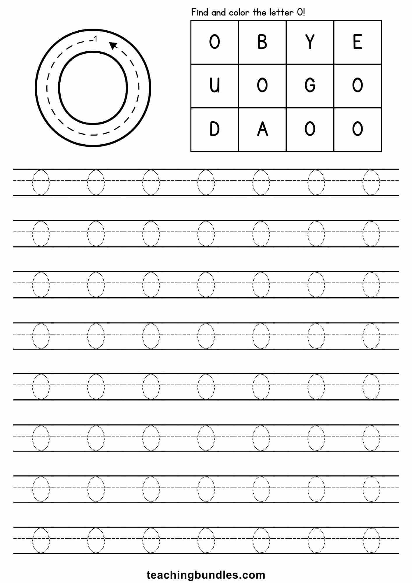 Free Uppercase Letters Tracing Worksheets - Teachingbundles