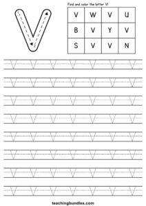 Free Uppercase Letters Tracing Worksheets - Teachingbundles