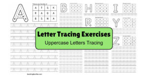 Free Uppercase Letters Tracing Worksheets - Teachingbundles