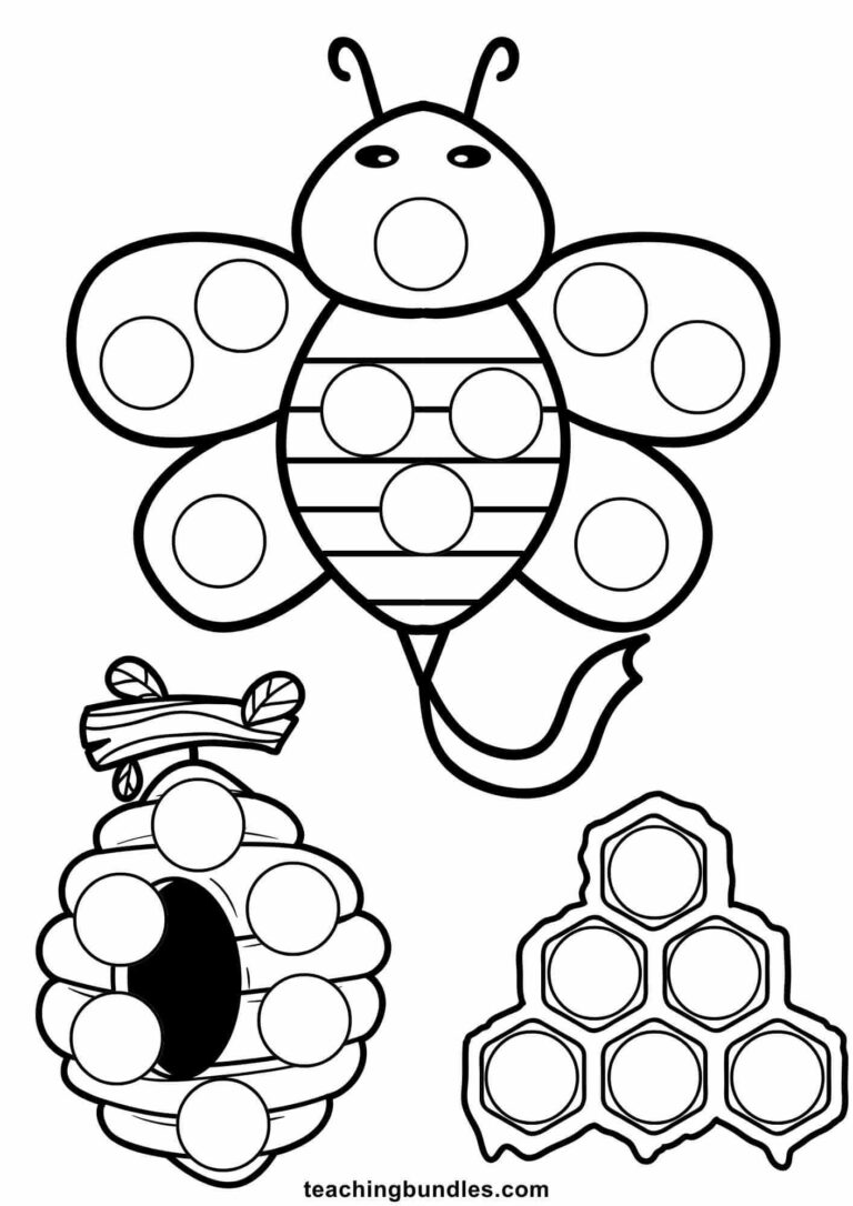 Spring Dot Marker Activities for Kids - Teachingbundles