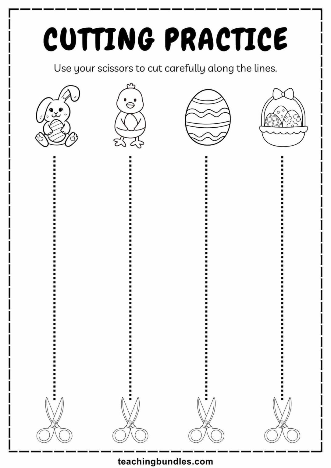 Easter Preschool Worksheet Bundle - Teachingbundles