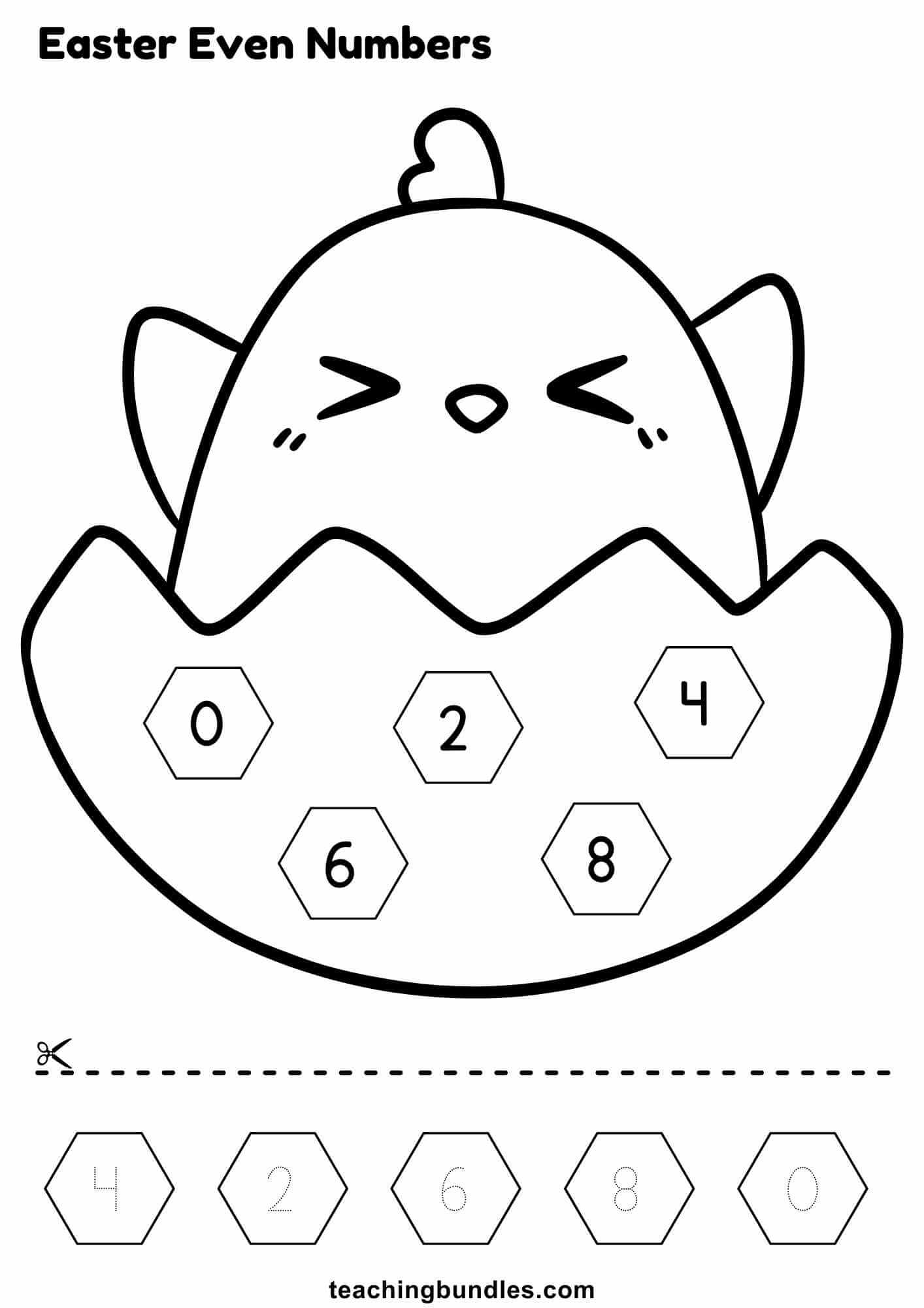Easter Preschool Worksheet Bundle - Teachingbundles