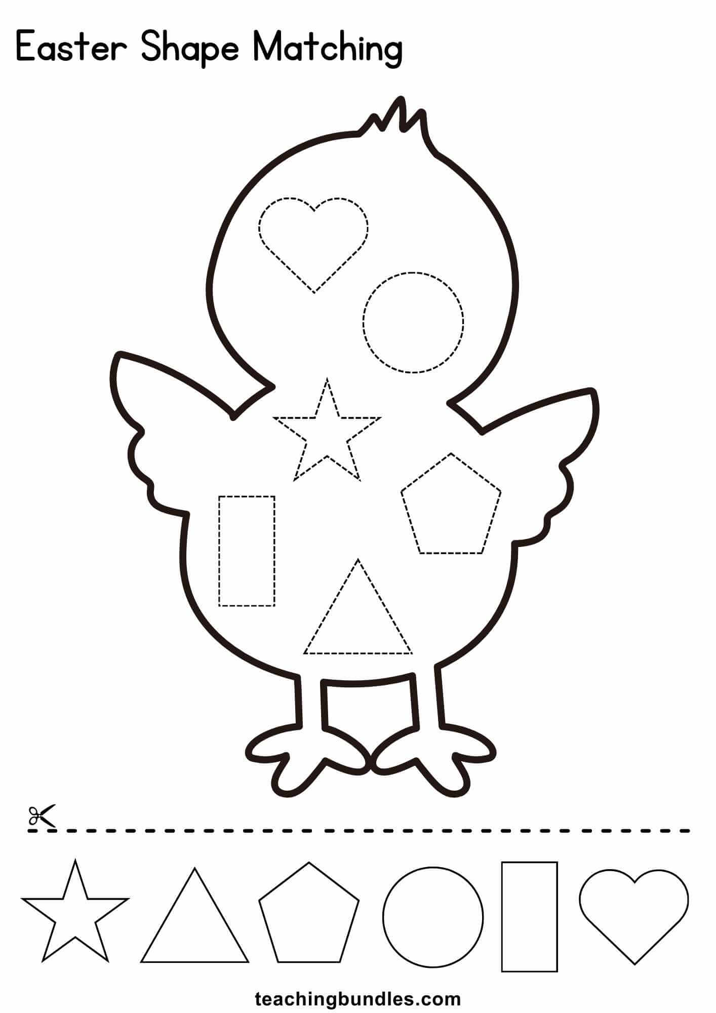 Easter Preschool Worksheet Bundle - Teachingbundles
