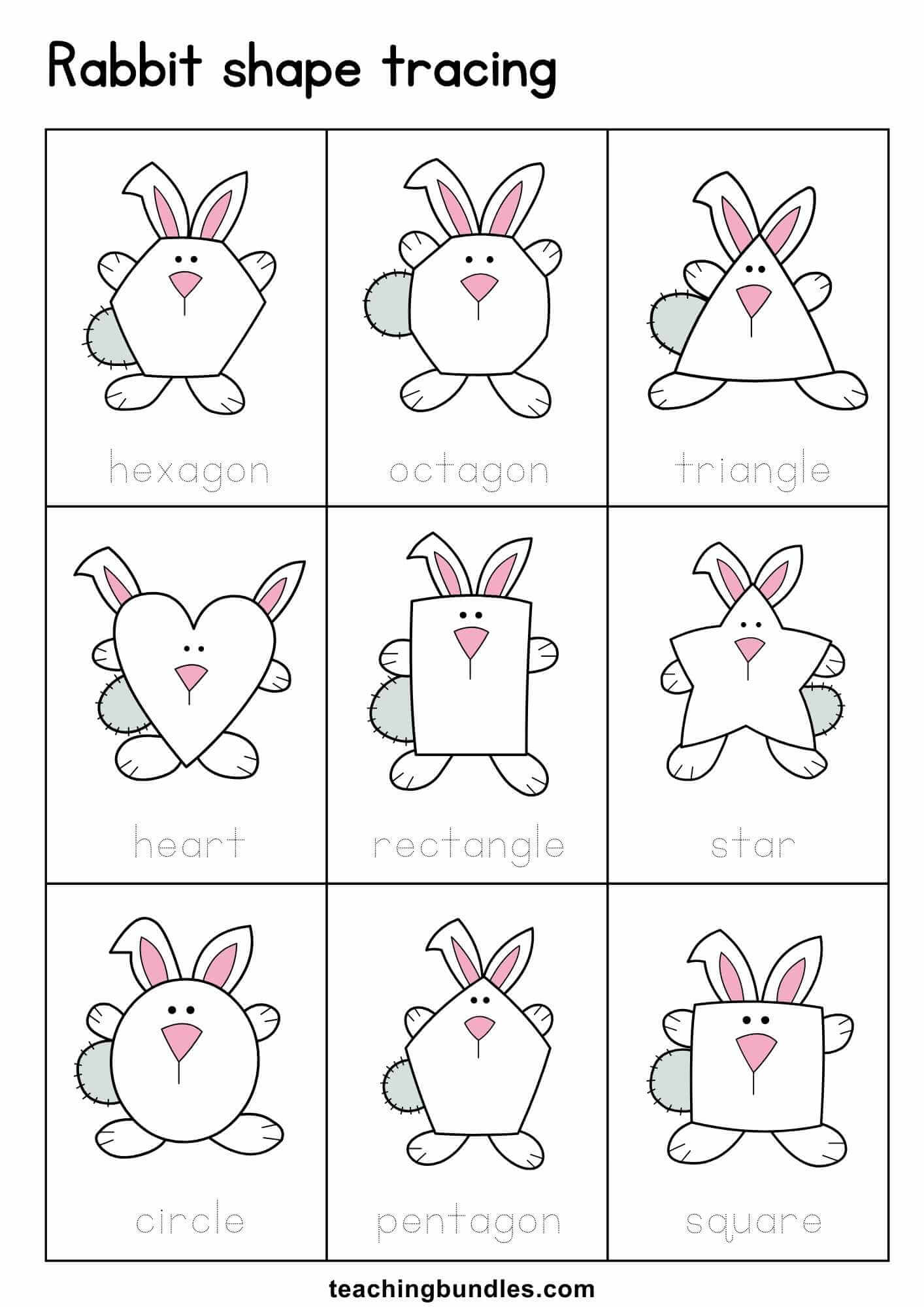 Easter Preschool Worksheet Bundle - Teachingbundles