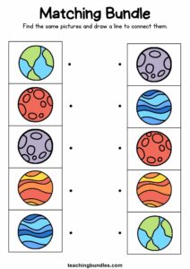 Free Preschool Matching Worksheets - Teachingbundles