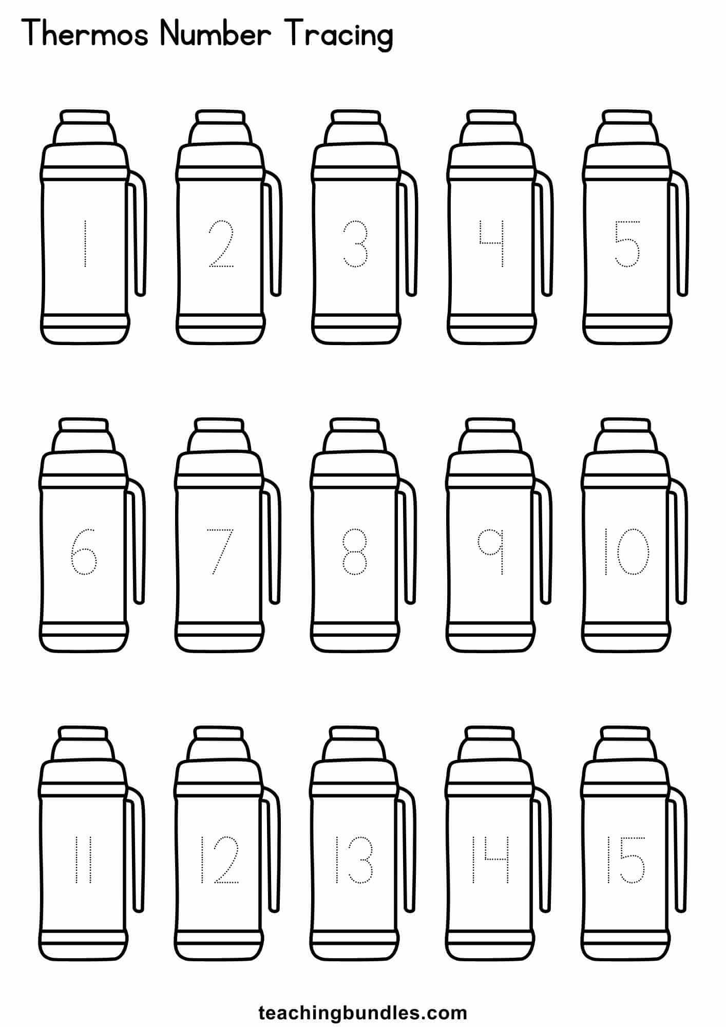 Camping Preschool Worksheet Bundle - Teachingbundles
