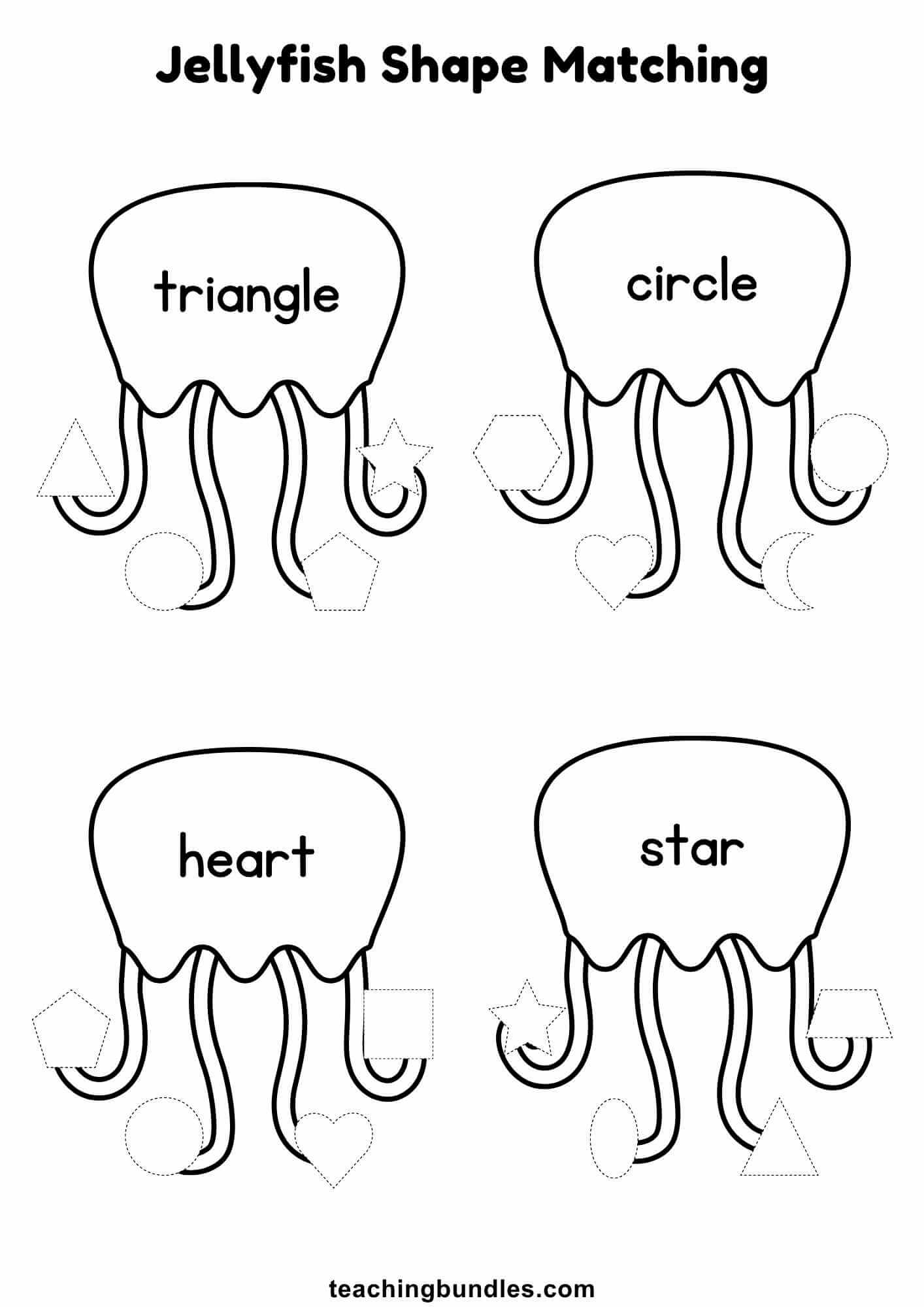 Jellyfish Activity Pages - Teachingbundles