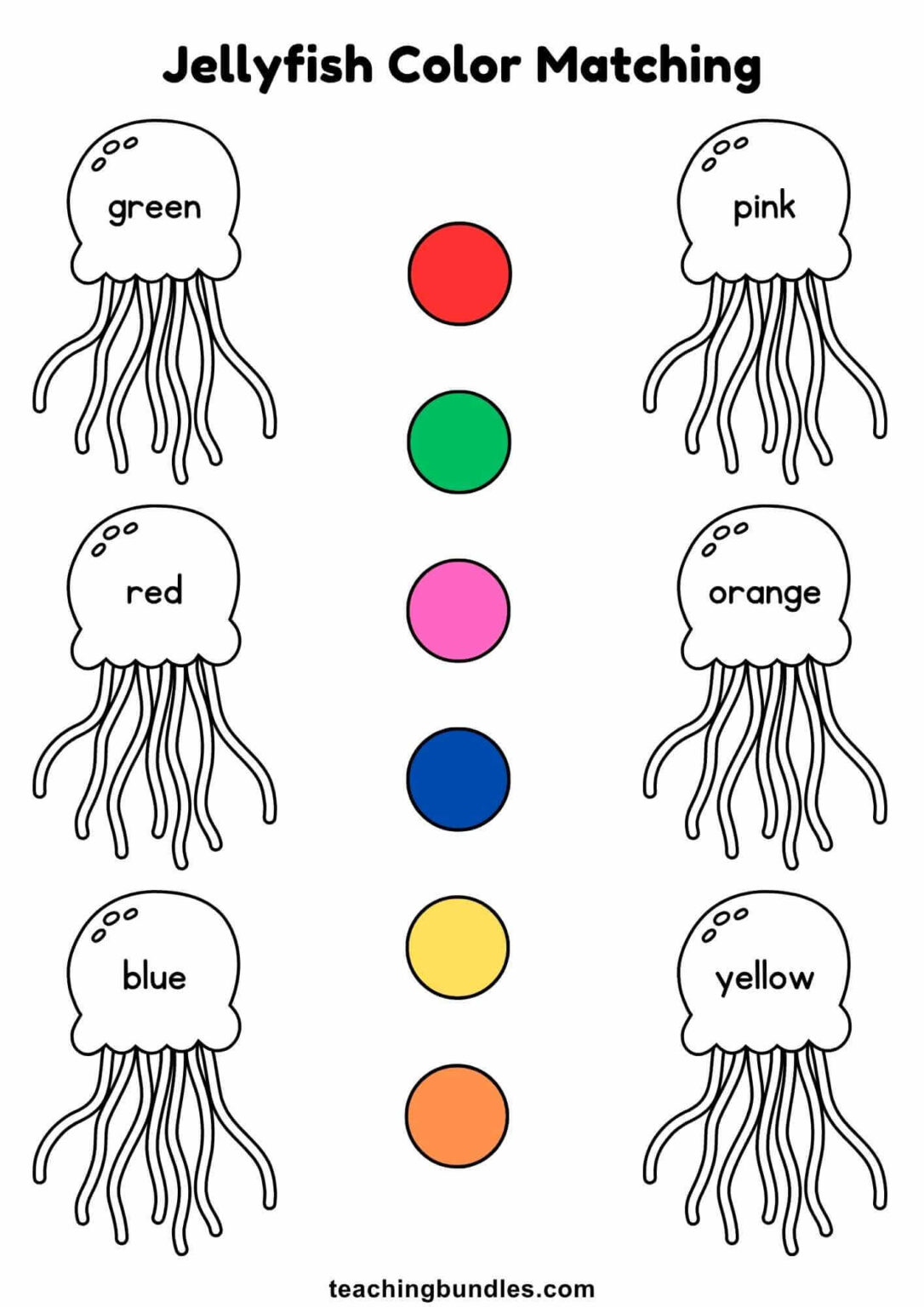 Jellyfish Activity Pages - Teachingbundles