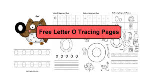 Letter O Tracing Worksheets - Teachingbundles