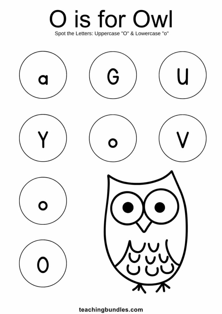 Owl Activity Pages - Teachingbundles
