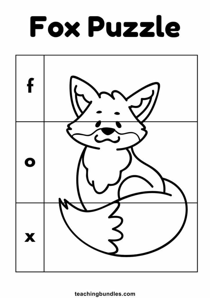 Fox Activity Pages - Teachingbundles