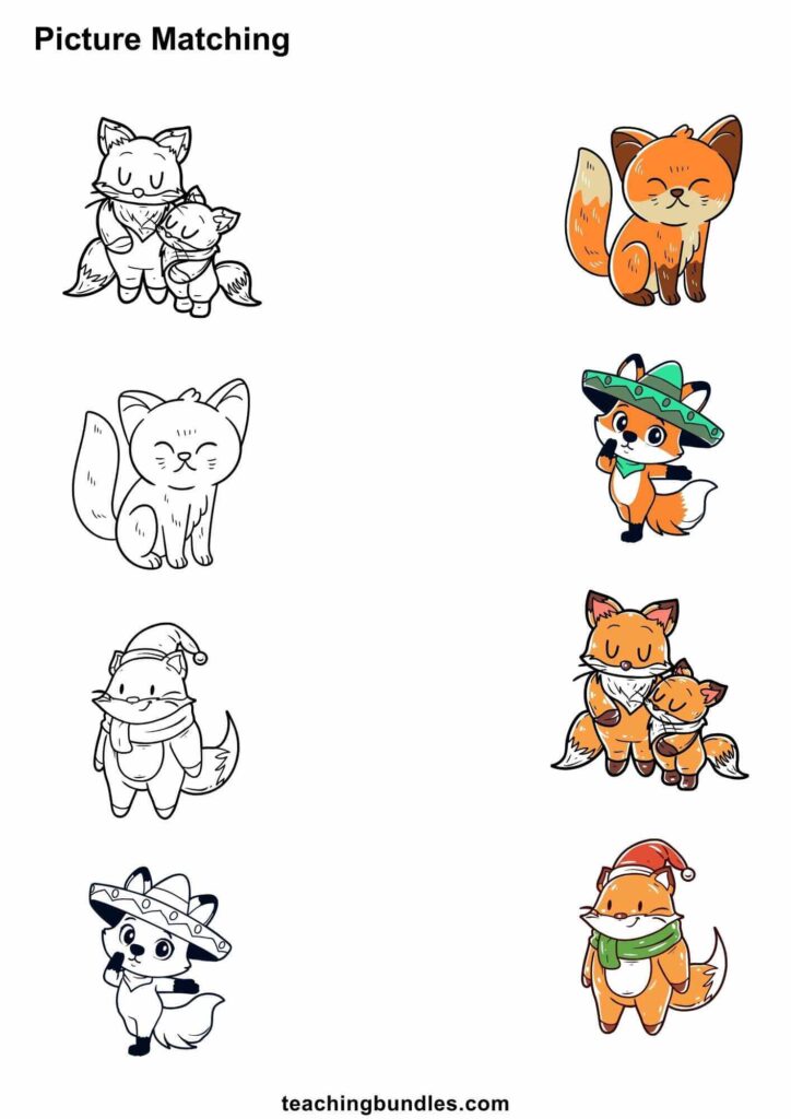 Fox Activity Pages - Teachingbundles