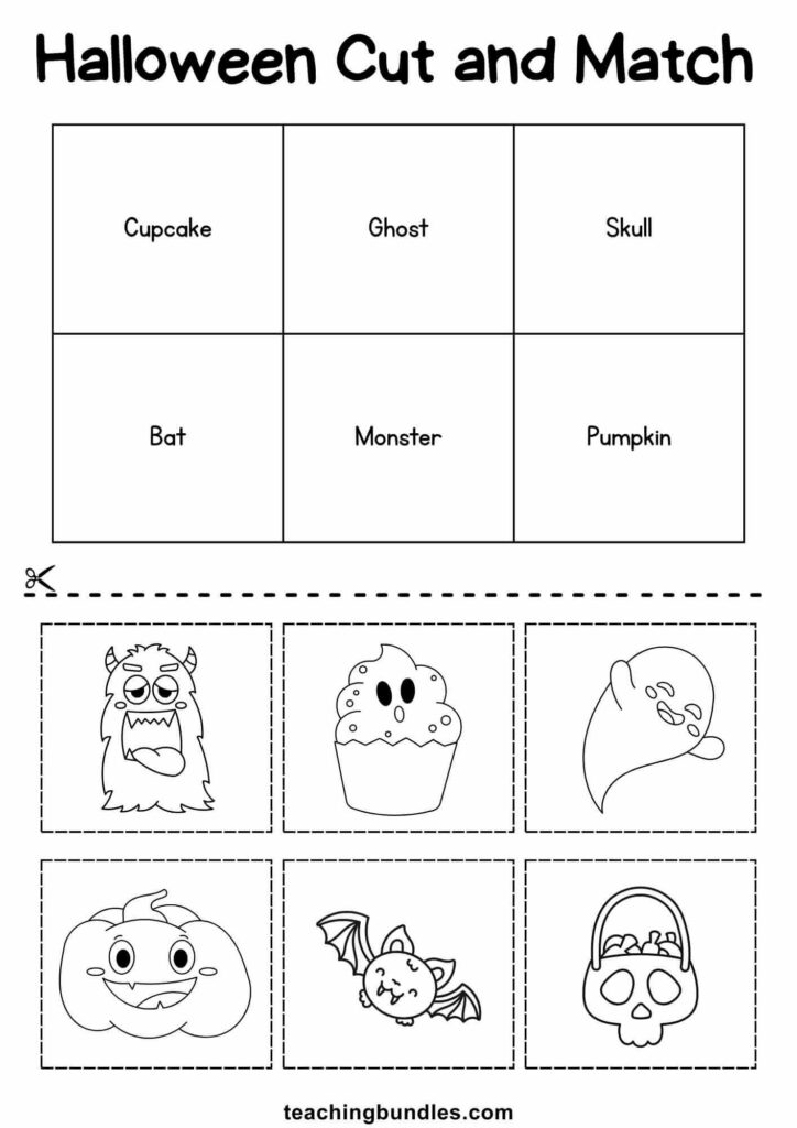 Halloween Preschool Worksheets - Teachingbundles