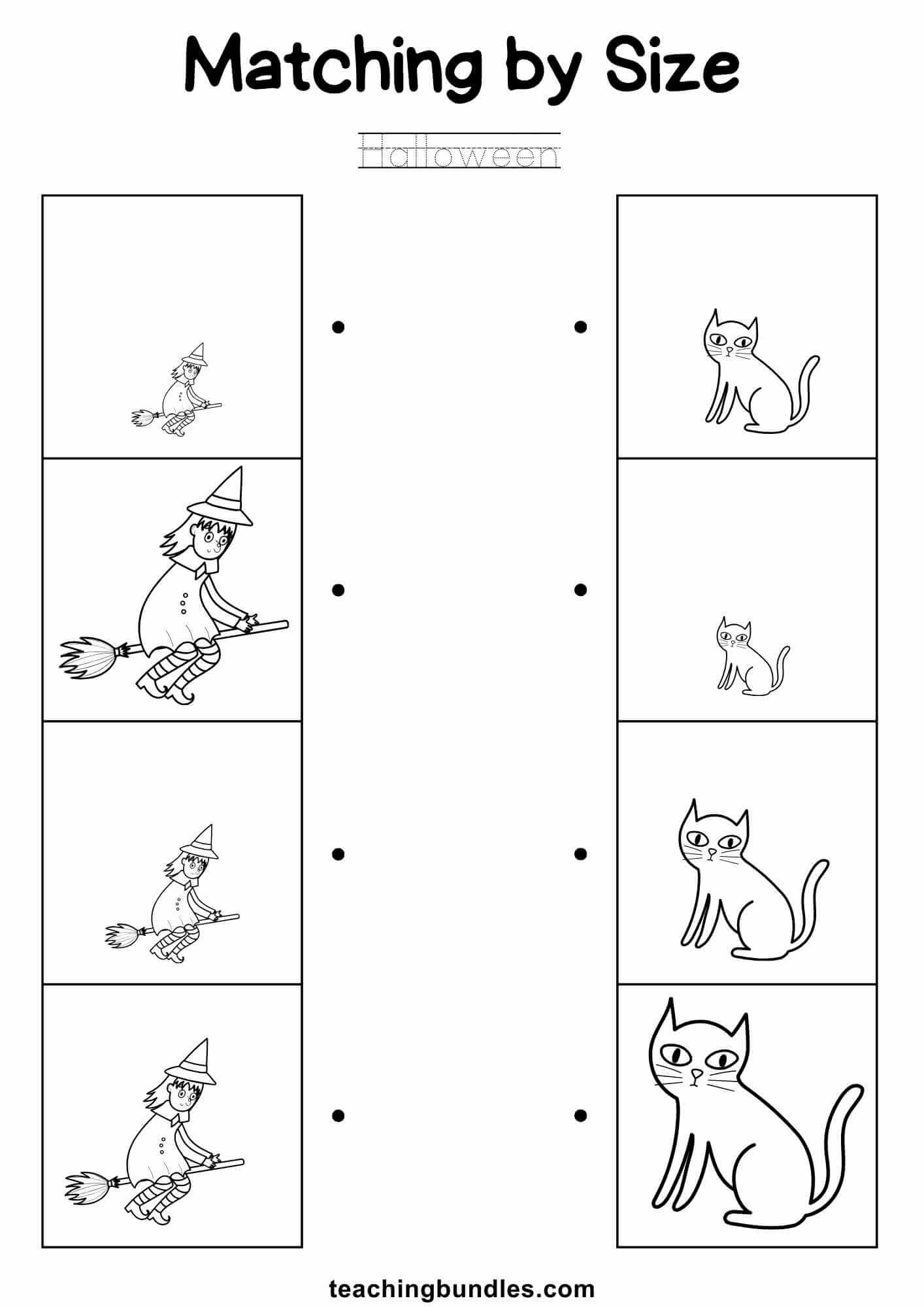 Halloween Preschool Worksheets - Teachingbundles