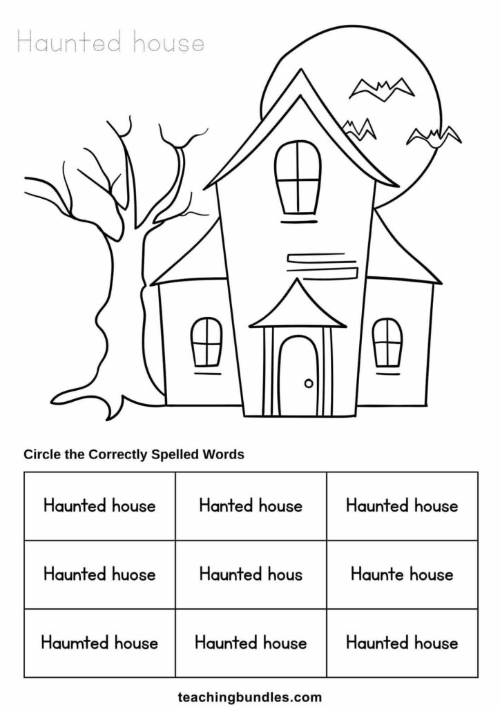 Halloween Preschool Worksheets - Teachingbundles