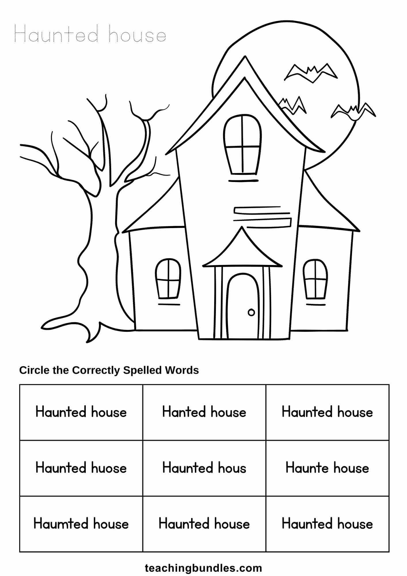 Halloween Preschool Worksheets - Teachingbundles
