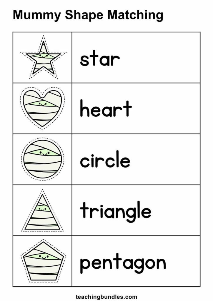 Halloween Preschool Worksheets - Teachingbundles