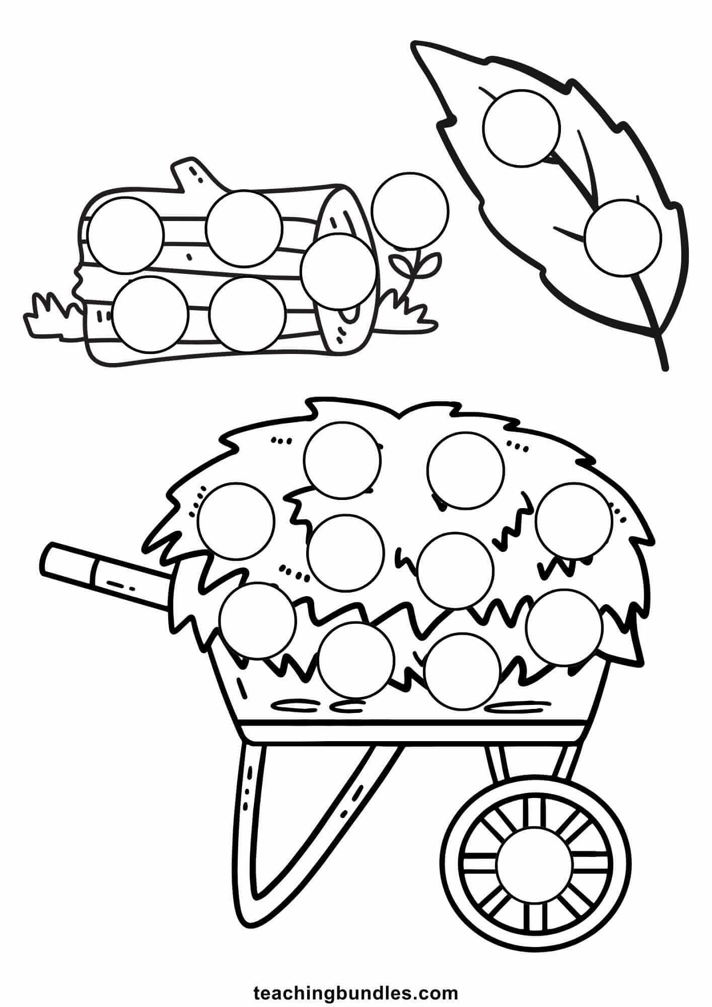 Fall Dot Marker Activities for Kids - Teachingbundles