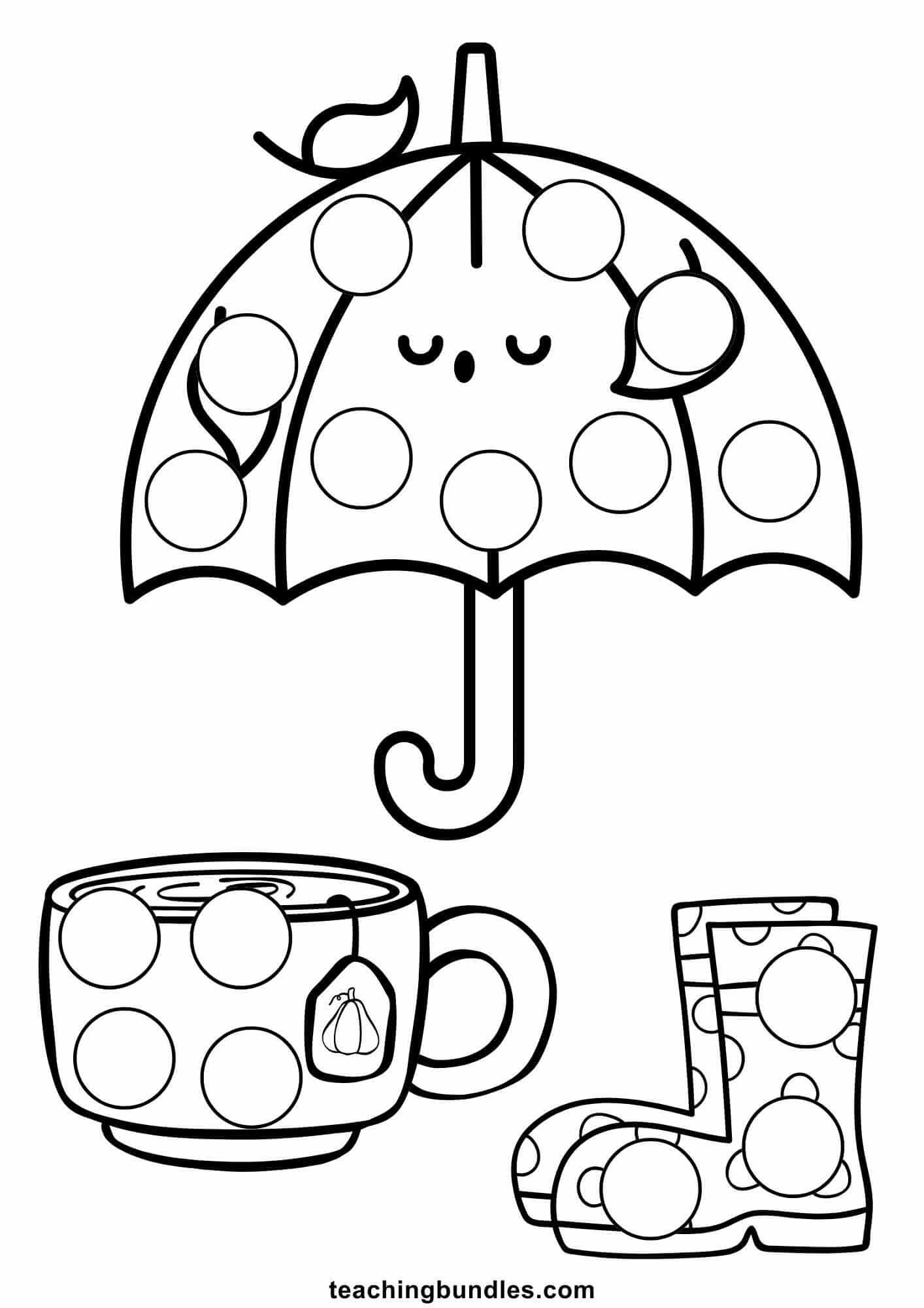 Fall Dot Marker Activities for Kids - Teachingbundles