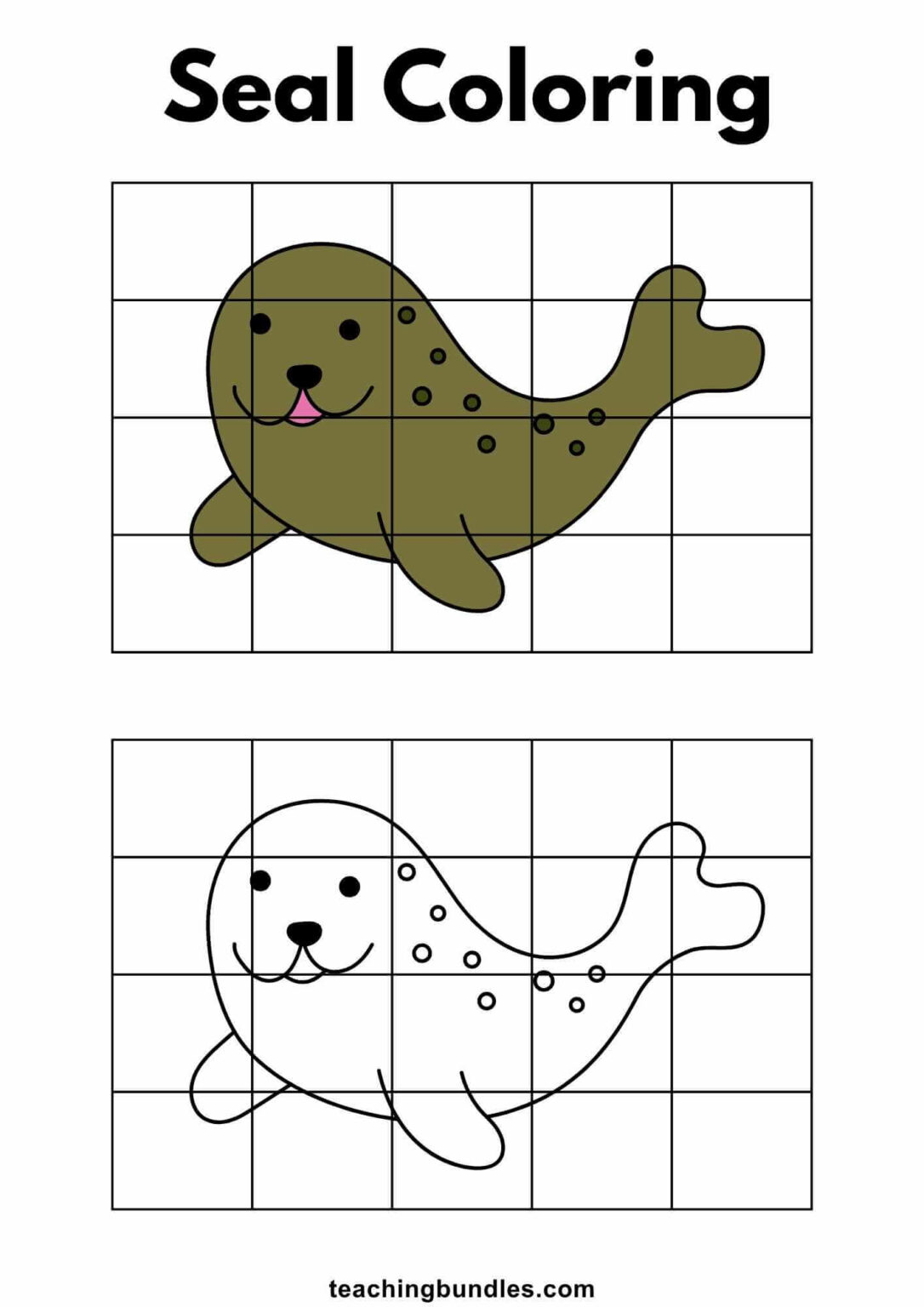 Seal Activity Pages - Teachingbundles