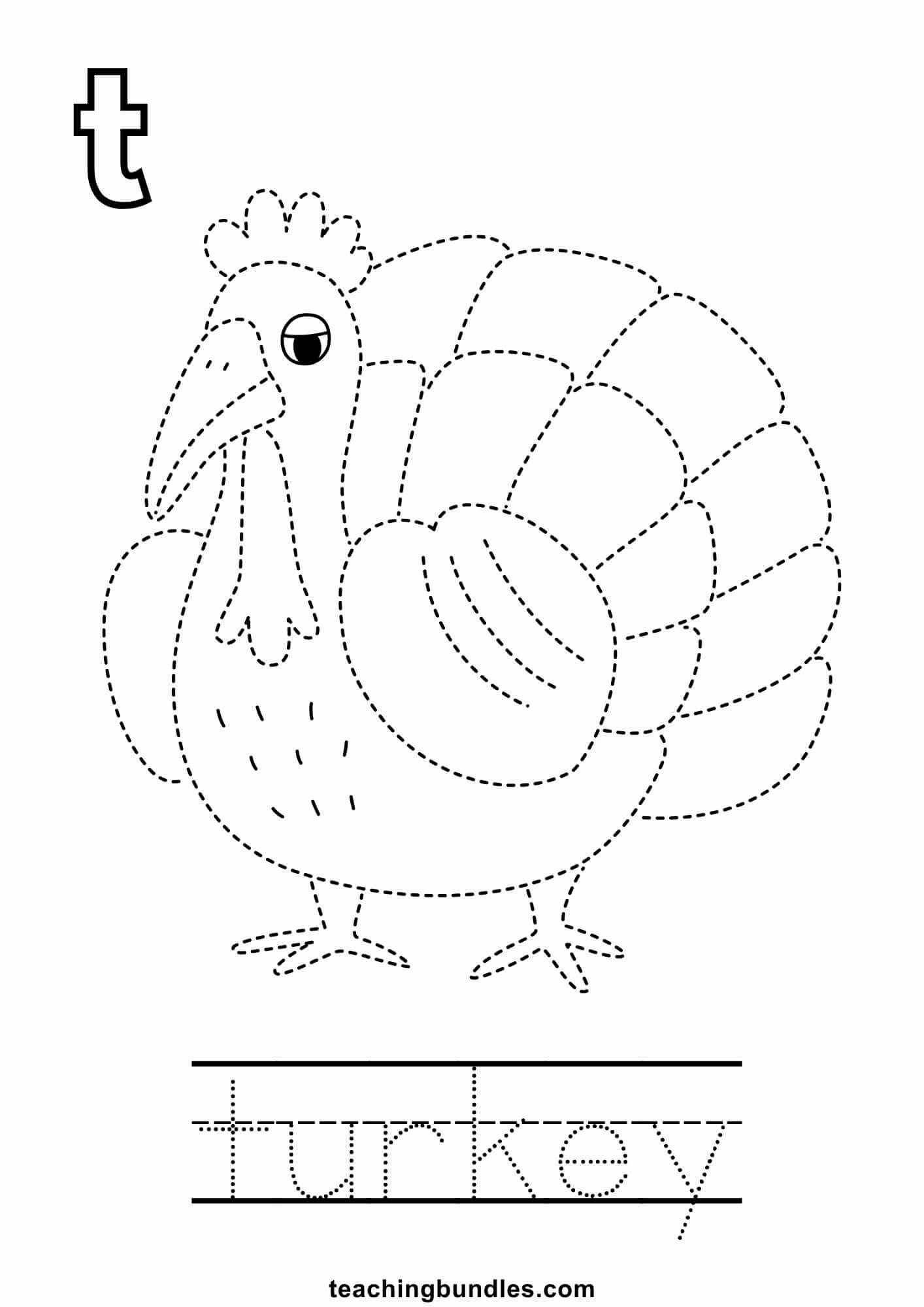 Turkey Activity Pages - Teachingbundles