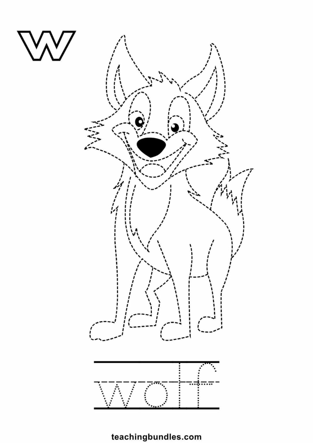 Wolf Activity Pages - Teachingbundles