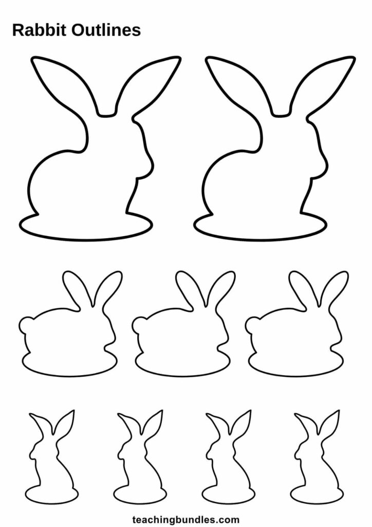 Rabbit Activity Pages - Teachingbundles