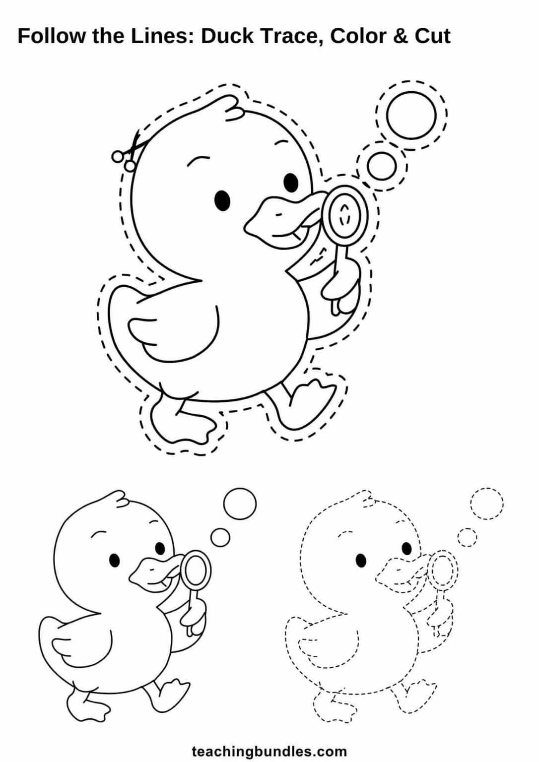 Duck Activity Pages - Teachingbundles