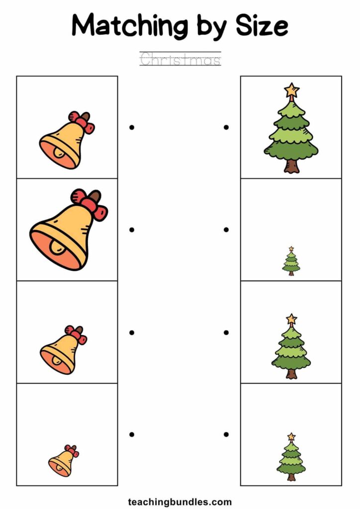 Christmas Preschool Worksheets - Teachingbundles