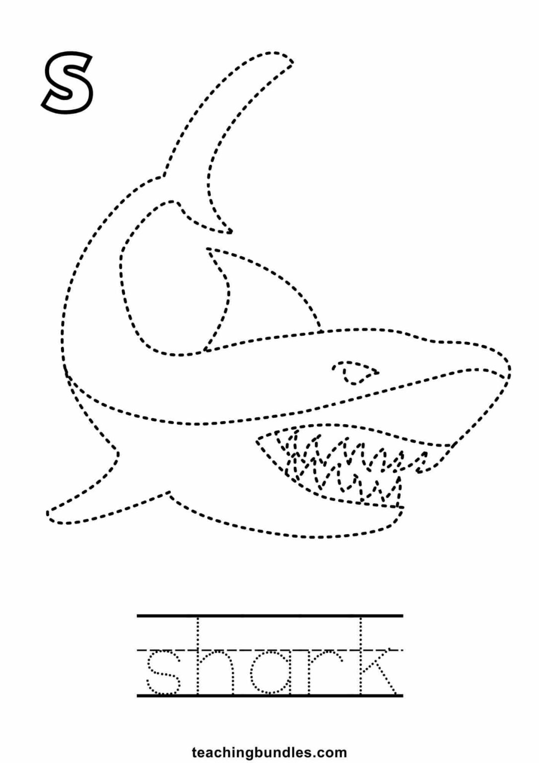 Shark Activity Pages - Teachingbundles