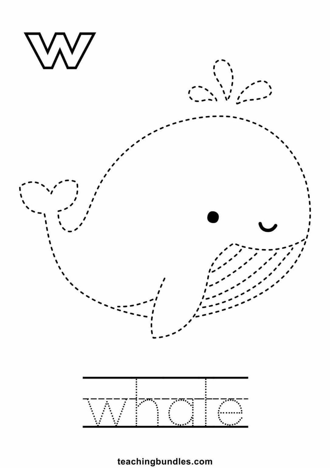 Whale Activity Pages - Teachingbundles