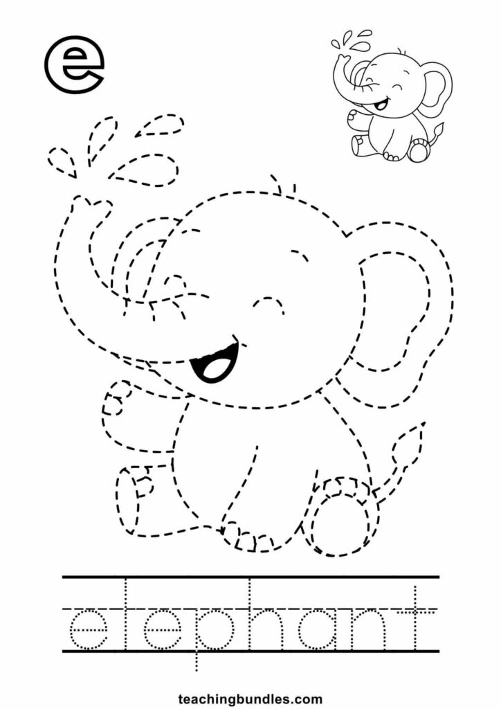 Elephant Activity Pages - Teachingbundles