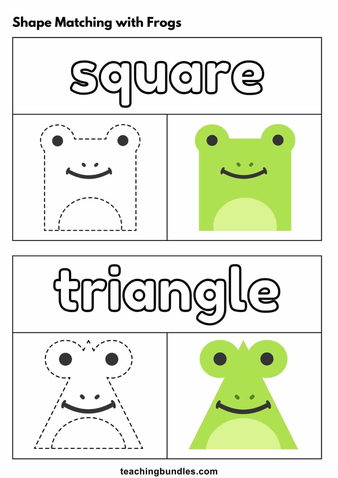 Frog Activity Pages - Teachingbundles