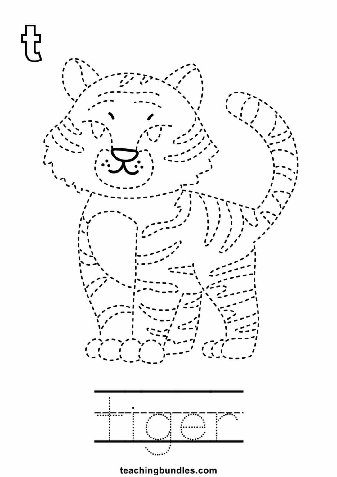 Tiger Activity Pages - Teachingbundles
