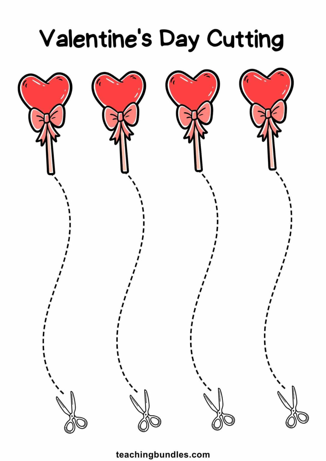 Valentine's Day Preschool Worksheets - Teachingbundles