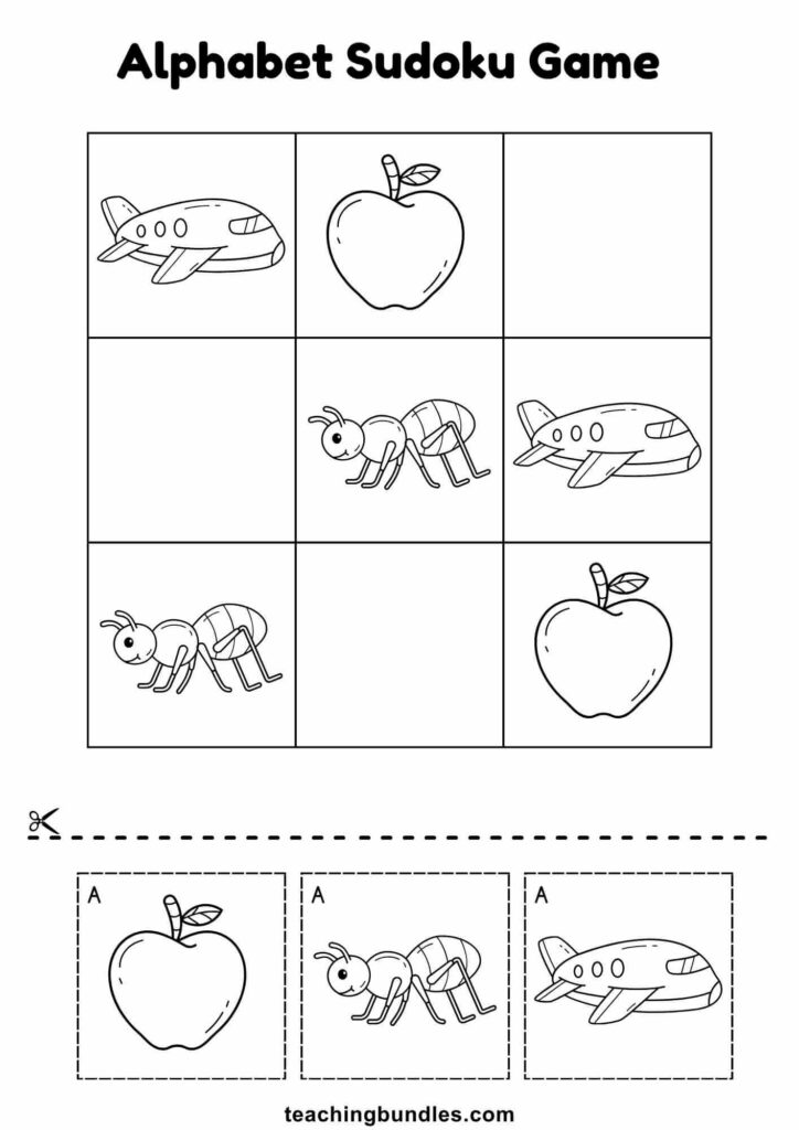 Free Alphabet Sudoku Bundle - Teachingbundles