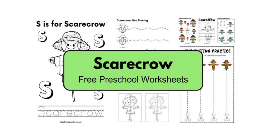 Scarecrow Worksheets for Preschool - Teachingbundles